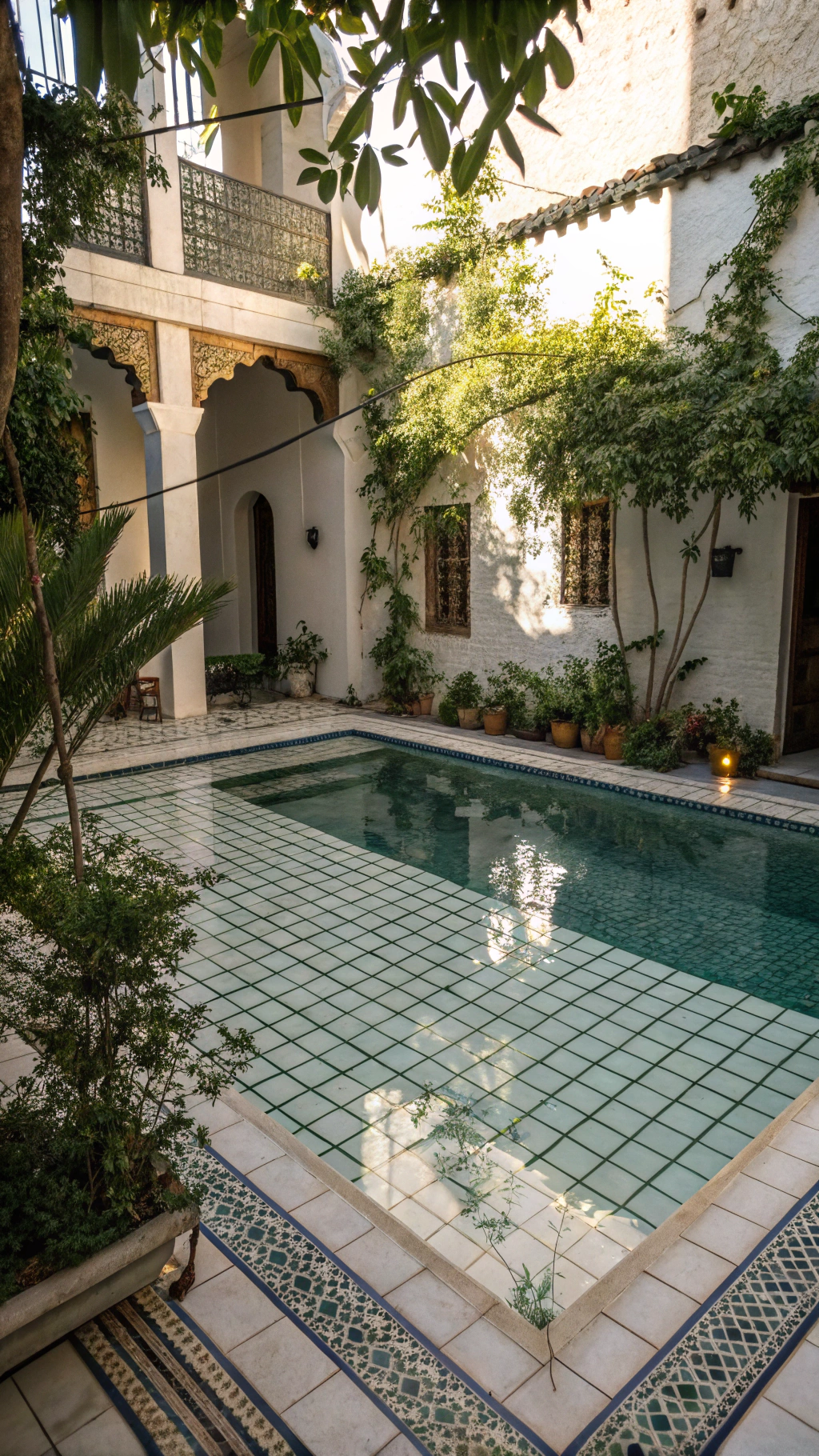 16 Impressive White Pool Tile Inspirations for a Stunning Backyard ...